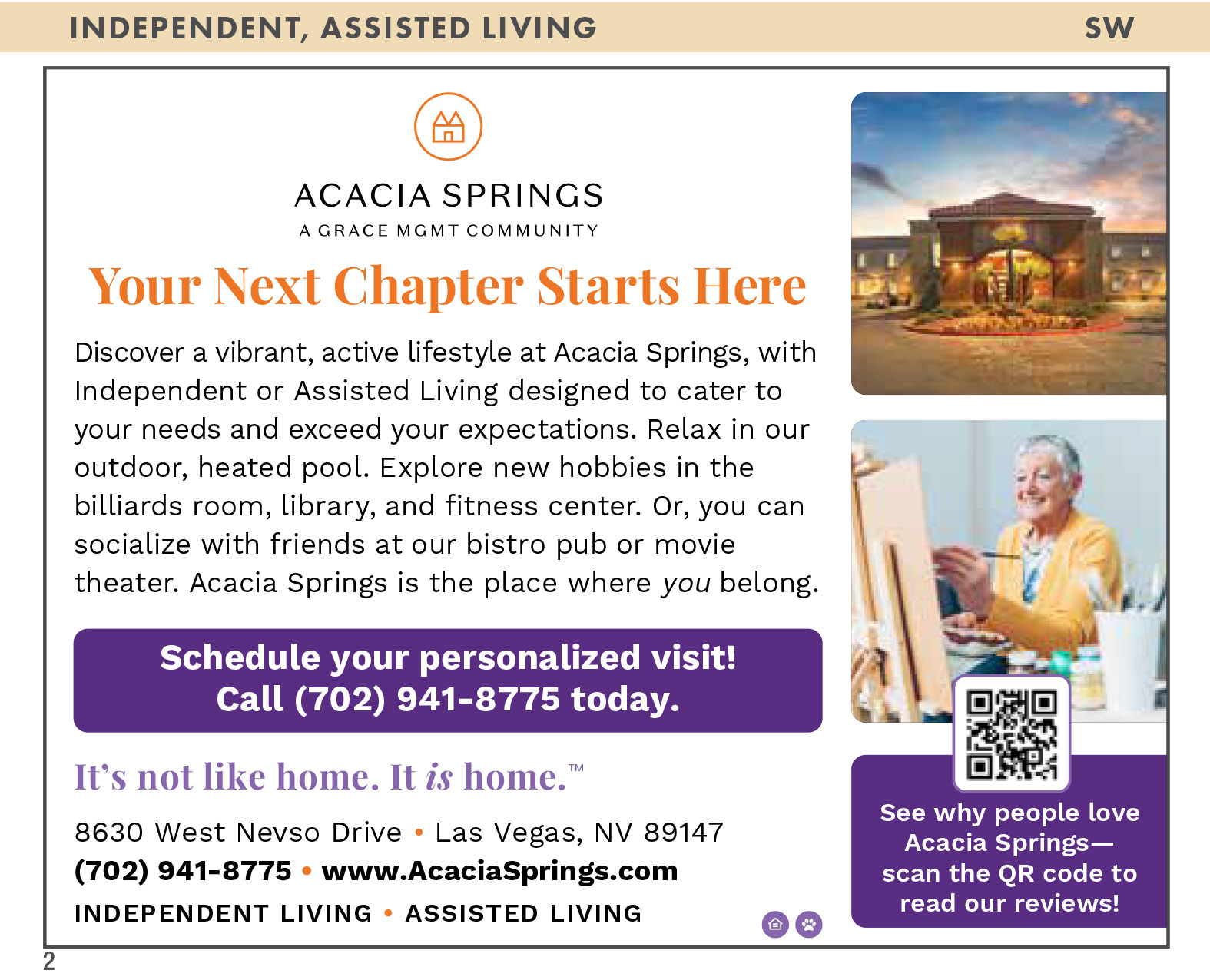 Nevada-Senior-Guide Acacia Springs - Las Vegas - Nevada Senior Guide